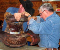 Stockdogs, cowdogs - Ida Parmer, Laura Stimatze, Carl Tate, Colt, Oklahoma